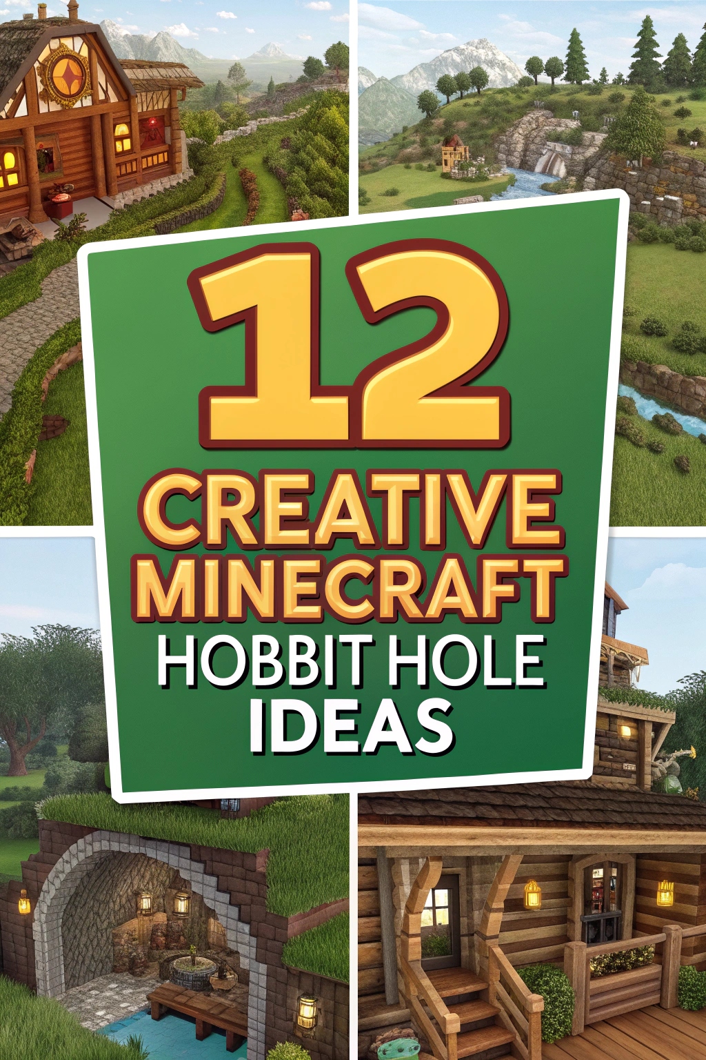 12 Creative Minecraft Hobbit Hole Ideas for Your Next Build